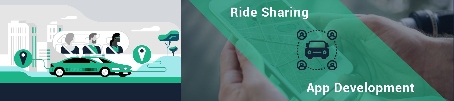 Car Pooling Mobile App | Ride Sharing | App Android App | iOS App